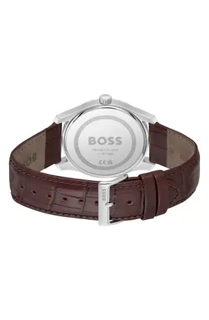 BOSS Principle Strap Watch - Silver