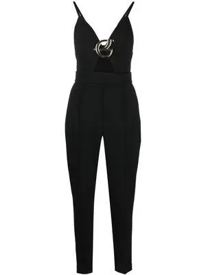 Elie Saab Silk Blend Jumpsuit With Cut-out Detail