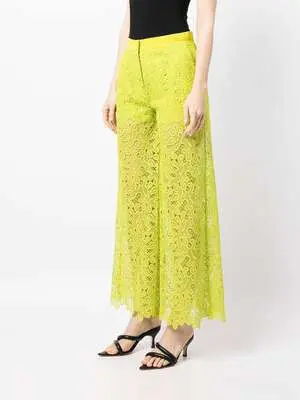 Elie Saab Macramé Wide-leg Trousers