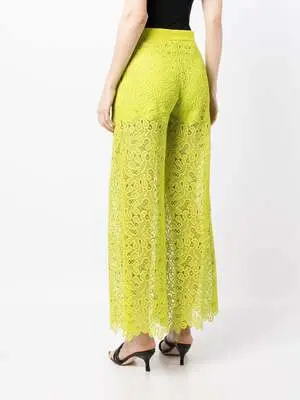 Elie Saab Macramé Wide-leg Trousers