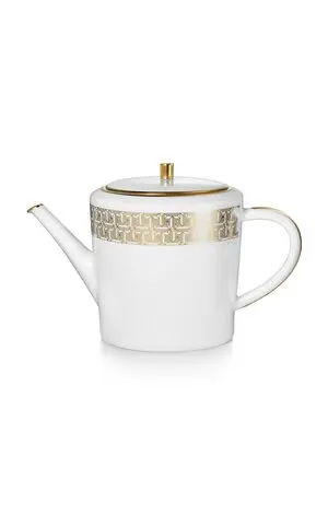 Tiffany & Co. T True Porcelain Teapot - Gold