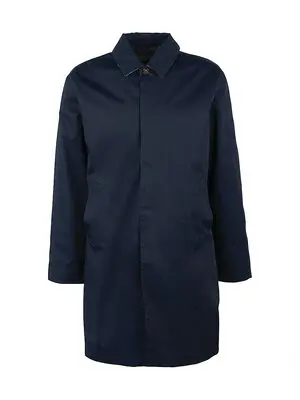 Barbour Men's Lorden Car Coat - Navy Forest Mist  Navy Forest Mist