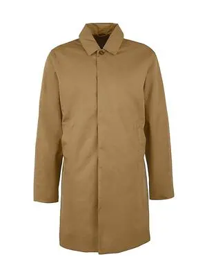 Barbour Men's Lorden Car Coat - Navy Forest Mist  Sand Forest Mist