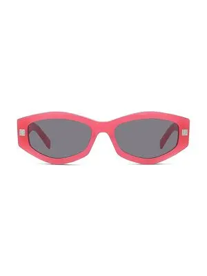 Givenchy Gv Day 54mm Geometric Sunglasses Fuchsia