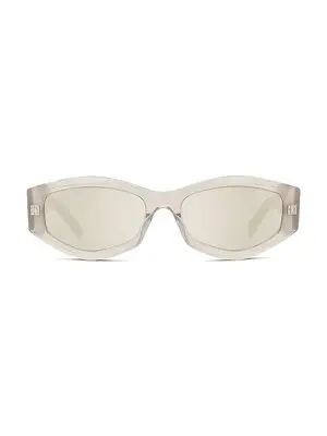 Givenchy Gv Day 54mm Geometric Sunglasses Grey