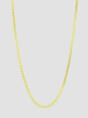 Saks Fifth Avenue Collection Collection 14k Yellow Lite Round Box Chain Necklace - Gold