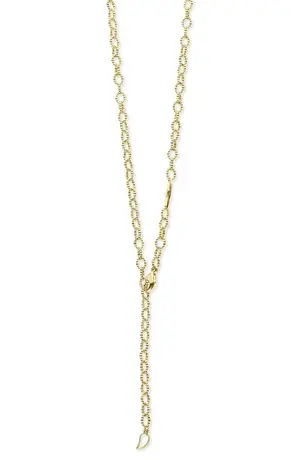 Lagos Signature Caviar Beaded Chain Necklace