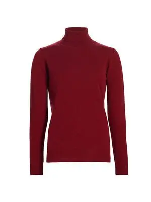 SAKS FIFTH AVENUE Cashmere Turtleneck Sweater Anemone