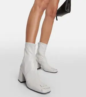 COURREGES Courrèges Heritage Faux Leather Ankle Boots