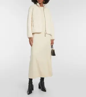 JIL SANDER Teddy Jacket - White
