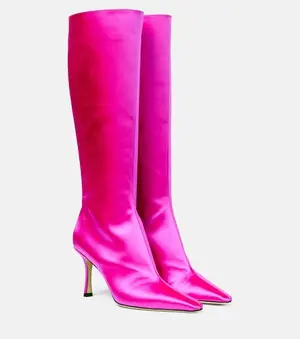 JIMMY CHOO Agathe 85 Knee-high Boots - Pink