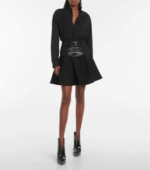 AZZEDINE ALAIA Alaïa Cotton Poplin Bodysuit
