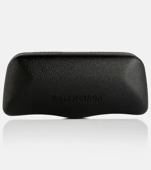 Balenciaga 90s Oval Sunglasses - Orange