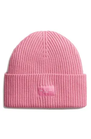 Rag & Bone Rag & Bone Blake Ribbed Beanie Blush