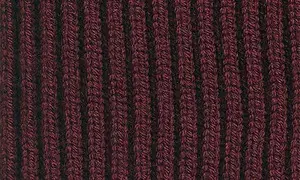 Rag & Bone Blake Ribbed Beanie - Burgundy