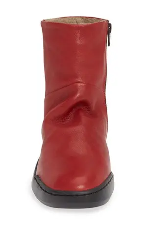 Fly London Bler Bootie - Red Leather