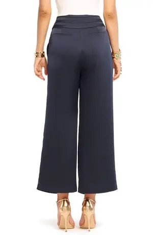 Ramy Brook Joss Cropped Satin Pants