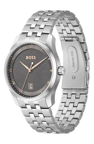 BOSS Principle Bracelet Watch - Silver