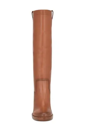 Nine West Knee High Boot - Dark Natural