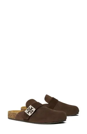 Tory Burch Mellow Mule - Dark Cocoa/silver