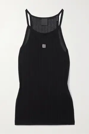Givenchy Embellished Ribbed Tank
