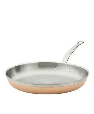 HESTAN Copperbond 12.5 Induction Copper Skillet - Brown