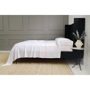 POM POM AT HOME Langston Sateen Sheet Set, King - Sand