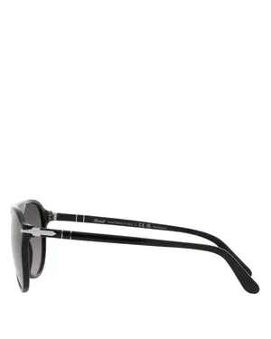 Persol Polarized Pilot Sunglasses - Black