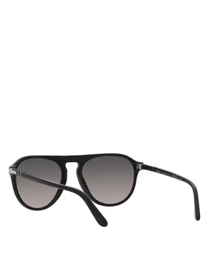 Persol Polarized Pilot Sunglasses - Black