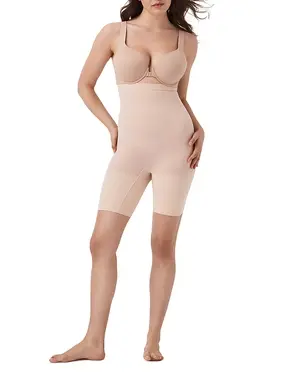 Spanx Everyday Seamless Shaping High Waist Shorts - Soft Nude