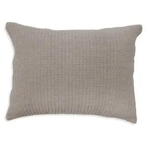 POM POM AT HOME Vancouver Sham, Standard - Grey