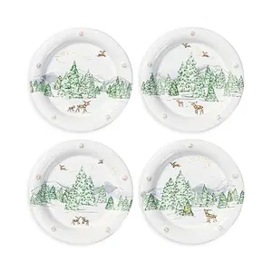 JULISKA B & T North Pole Cocktail Plate, Set Of 4 - Multi