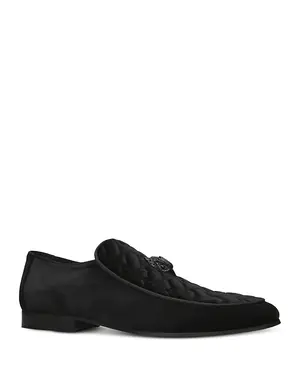 Kurt Geiger Hugh Eagle Head Slip-on Loafers - Charcoal