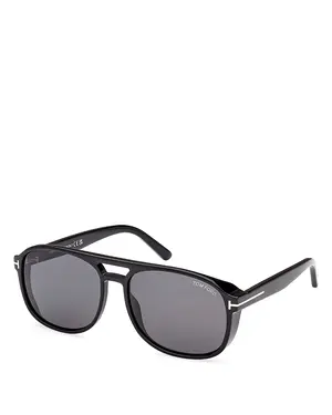 TOM FORD Navigator Sunglasses 58mm Black/smoke