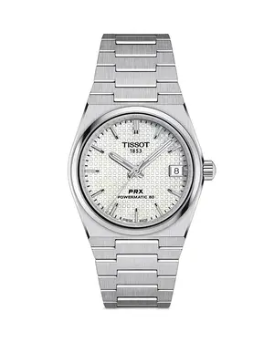 TISSOT Prx Powermatic 80 35mm Watch - White