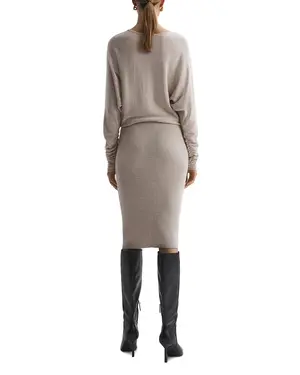REISS Leila Midi Sweater Dress