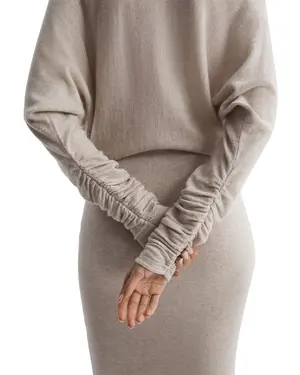 REISS Leila Midi Sweater Dress