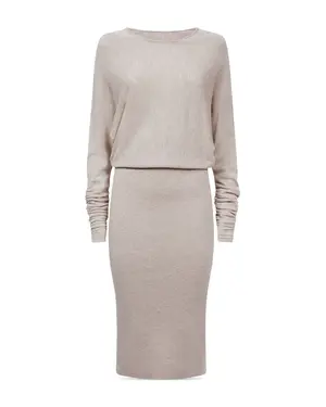 REISS Leila Midi Sweater Dress