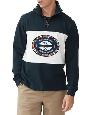 Rodd & Gunn X Gilbert Donnybrook Quarter Zip Sweatshirt