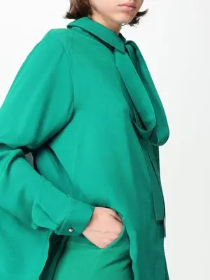 Elie Saab Shirt With Tie Detail - Green