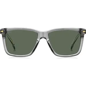 BOSS 55mm Square Frame Sunglasses - Grey