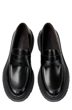 Camper Walden Penny Loafer - Black