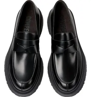 Camper Walden Penny Loafer - Black