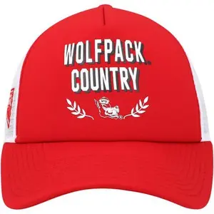 Adidas Nc State Wolfpack Phrase Foam Front Trucker Adjustable Hat
