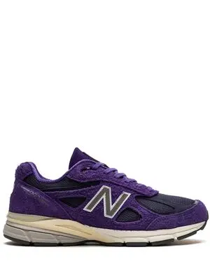 NEW BALANCE 990v4 Suede Sneakers - Purple