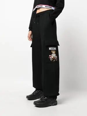 Moschino Teddy Bear Organic Cotton Track Pants