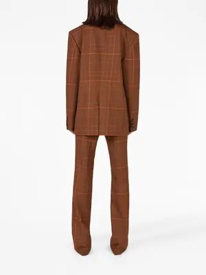 Stella McCartney Prince Of Wales Check Wool Blazer