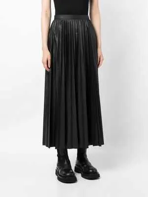 Junya Watanabe High-waist Pleated Midi Skirt