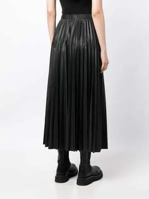 Junya Watanabe High-waist Pleated Midi Skirt