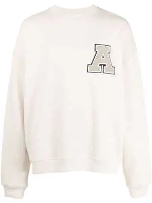 Axel Arigato Organic-cotton Sweatshirt With Logo Patch